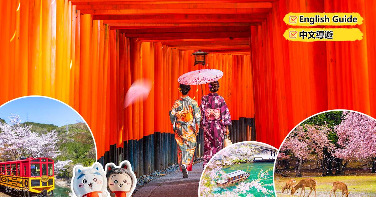 Kyoto, Arashiyama, Nara | Sagano Train, Bamboo Forest Trail, Tomozen Korin, Nara Park, Fushimi ...